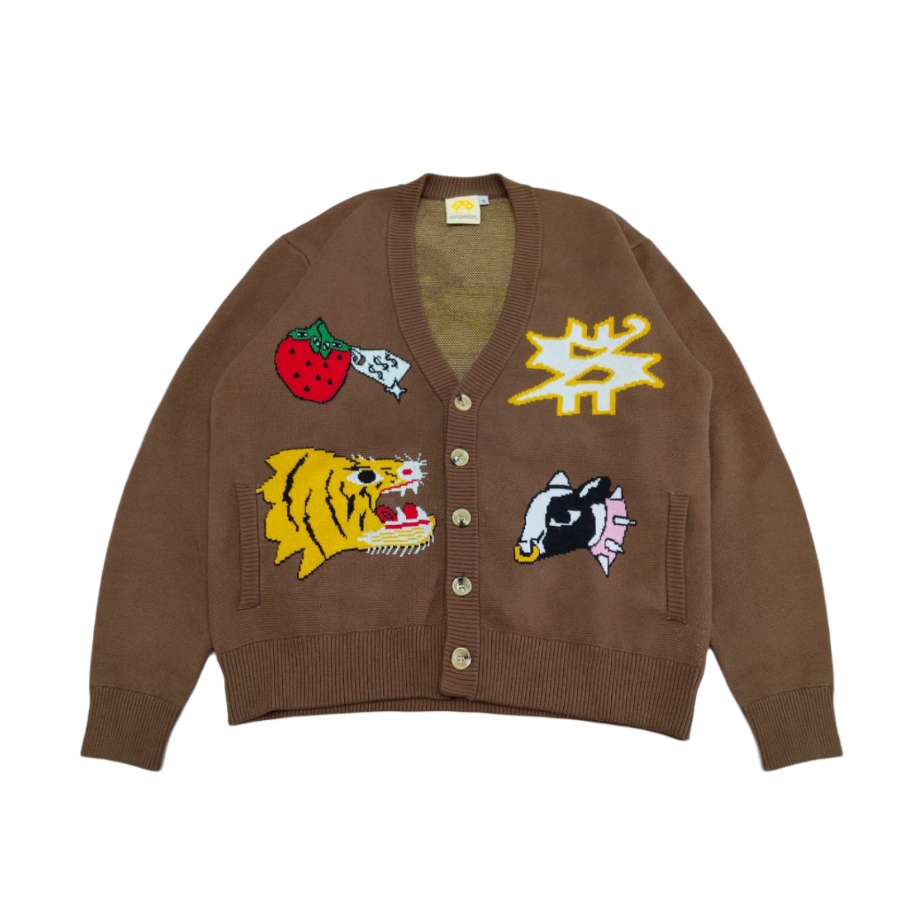 Groe Team Cardigan Sweater Brown – stingwater