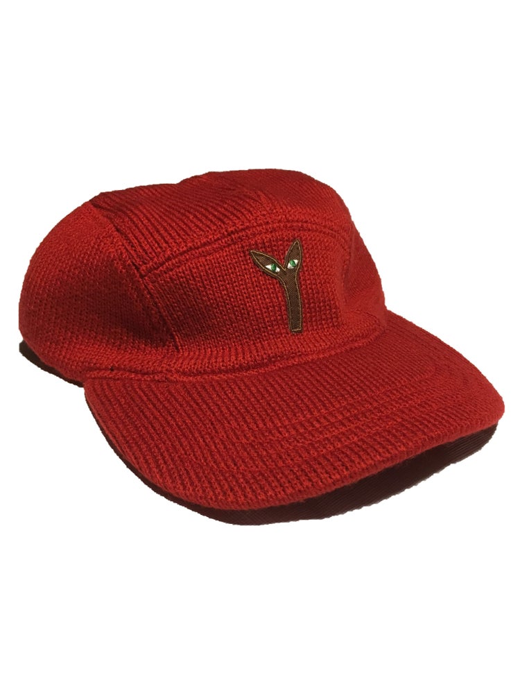 Aya knitted camp hat red – stingwater