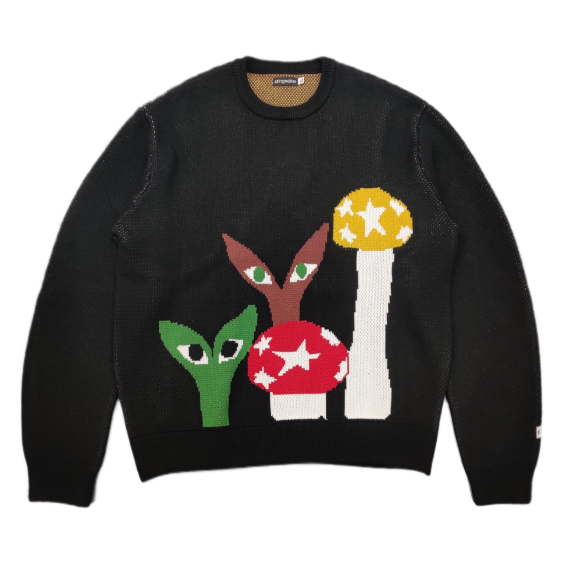 Groe Together Jacquard Knit Black – stingwater